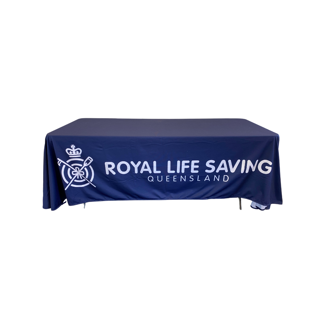 Royal Life Saving Queensland Branded Tablecloth – The Life Saving Shop